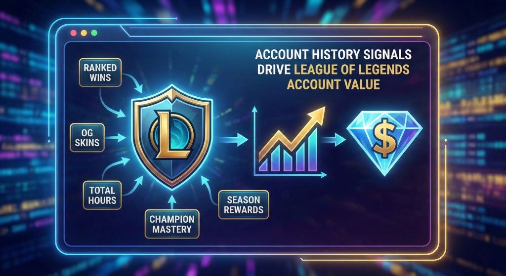 Account History Signals Drive League Of Legends Account Value | LOLValue